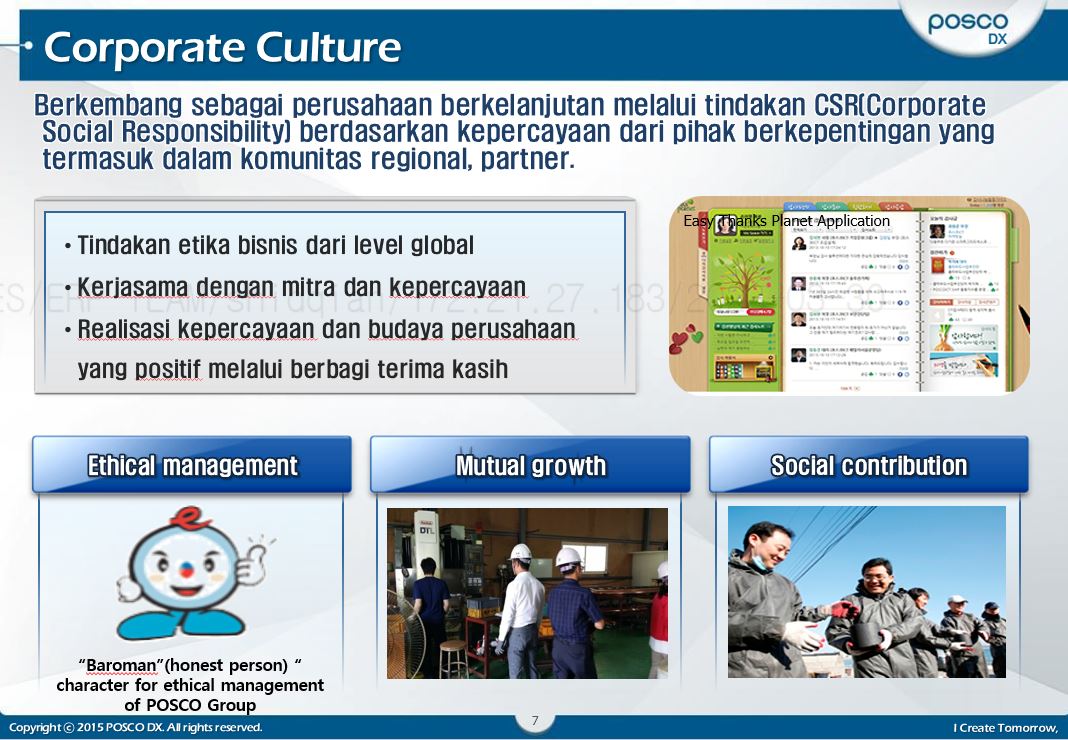 PT.Posco DX Indonesia - Overview Company